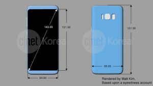 Samsung Galaxy S8 y S8 Plus diseño como dimensiones filtrados - Fanáticos del Hardware