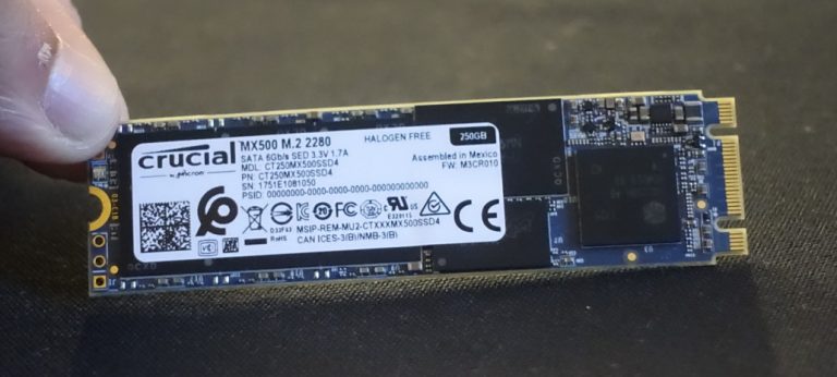 CES2018: Crucial presenta su SSD SATA MX500 M.2 - Fanáticos del Hardware