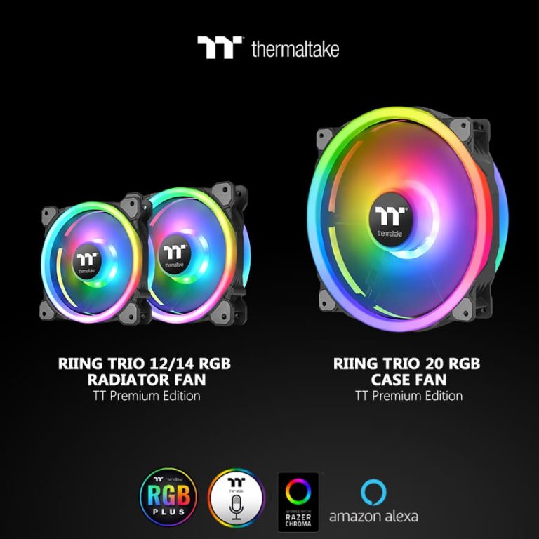 NP: Thermaltake lanza el ventilador para torre Riing Trio 20 RGB TT ...