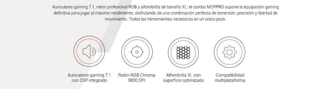 NP: Nuevo combo MCPPRO - Combo gaming profesional 3 en 1 Fanáticos del ...