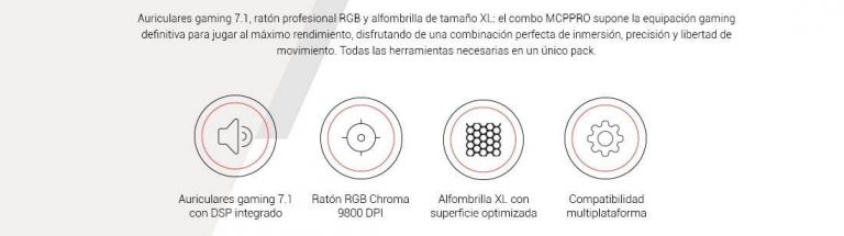 NP: Nuevo combo MCPPRO - Combo gaming profesional 3 en 1 Fanáticos del ...