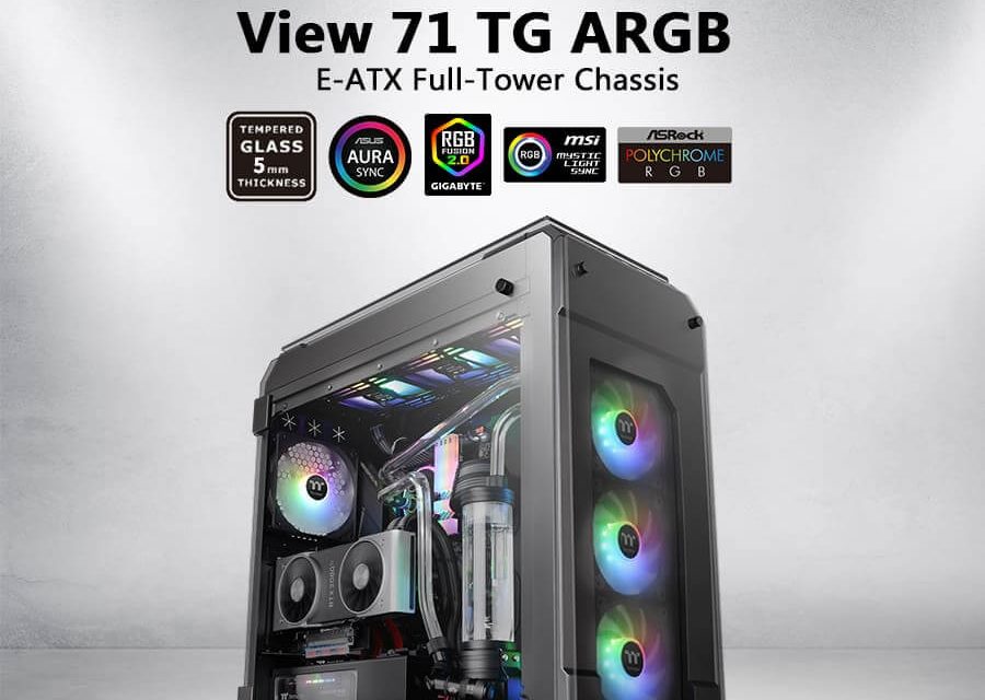 NP: Thermaltake View 71 Tempered Glass ARGB Edition Full-Tower Chassis ...