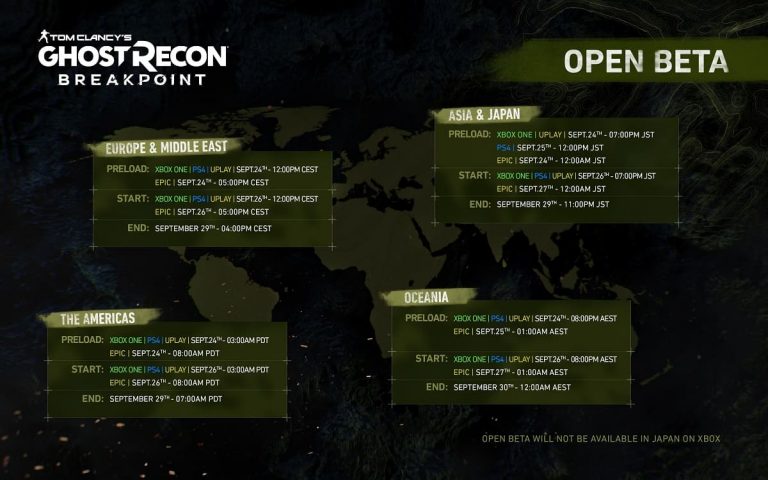 NP: Tom Clancy’s Ghost Recon Breakpoint anuncia las fechas de su Open ...
