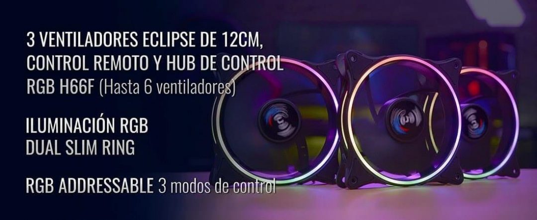 NP: Nuevos ventiladores Eclipse 12 PRO - Triple combinación de colores ...
