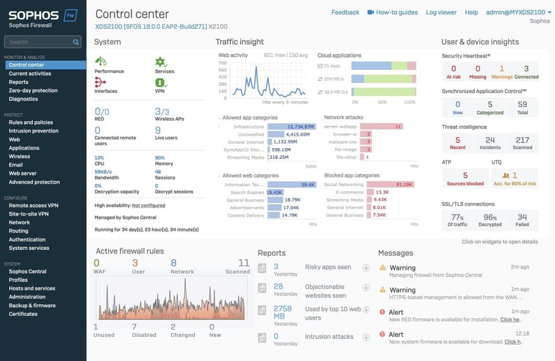 Sophos mejora sus funcionalidades para VPNs y SD-WAN en su nueva ...